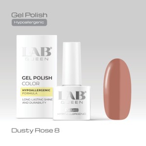 LAB QUEEN Gel lak Hypoallergenic DUSTY ROSE 08 6ml