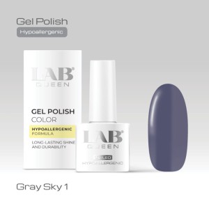 LAB QUEEN Gel lak Hypoallergenic GRAY SKY 01 6ml