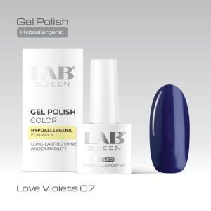 LAB QUEEN Gel lak Hypoallergenic LOVE VIOLET 07 6ml