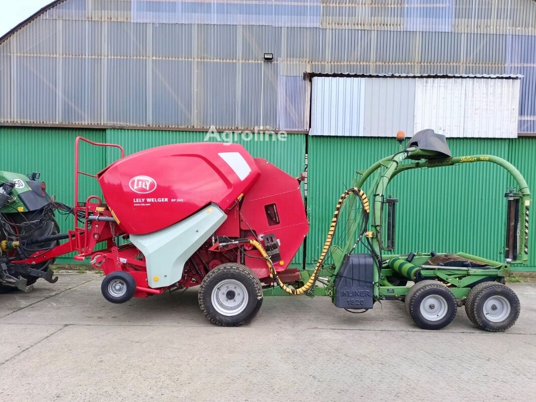 Lely Welger RP245 + Elho 1820 Inliner balirka za okrugle bale