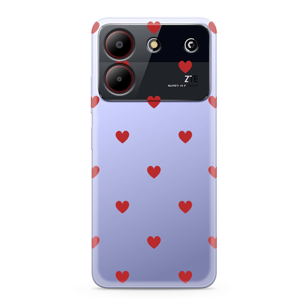 Futrola ultra tanki print providna za ZTE Blade A54 SP013 (MS)