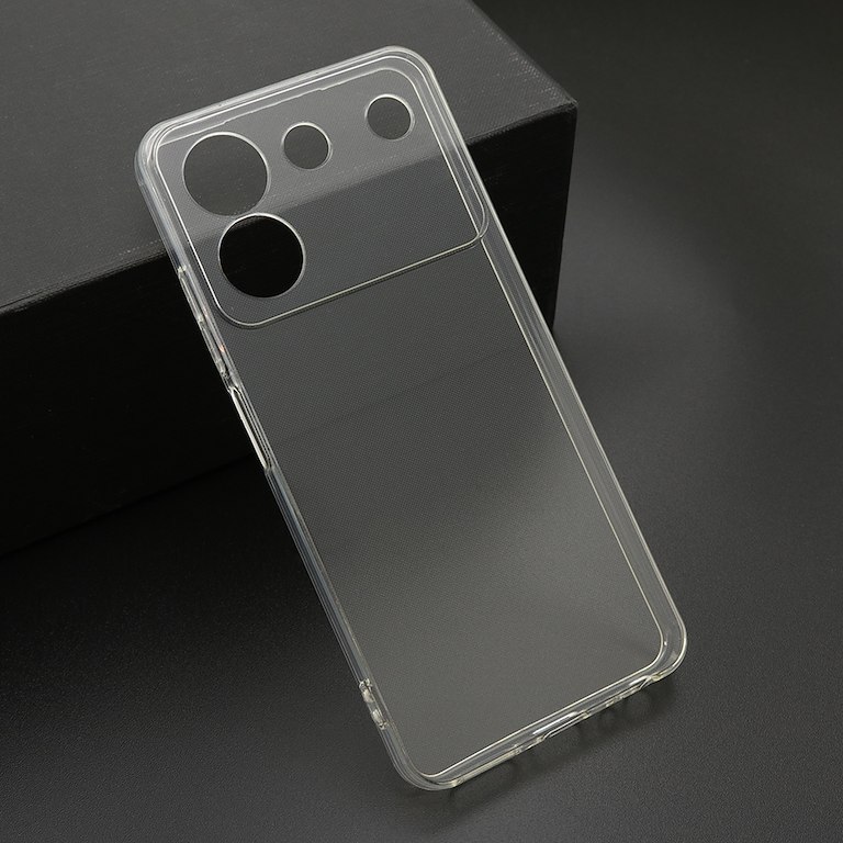 Futrola ultra tanki PROTECT silikon za ZTE Blade A54 providna (bela) (MS)