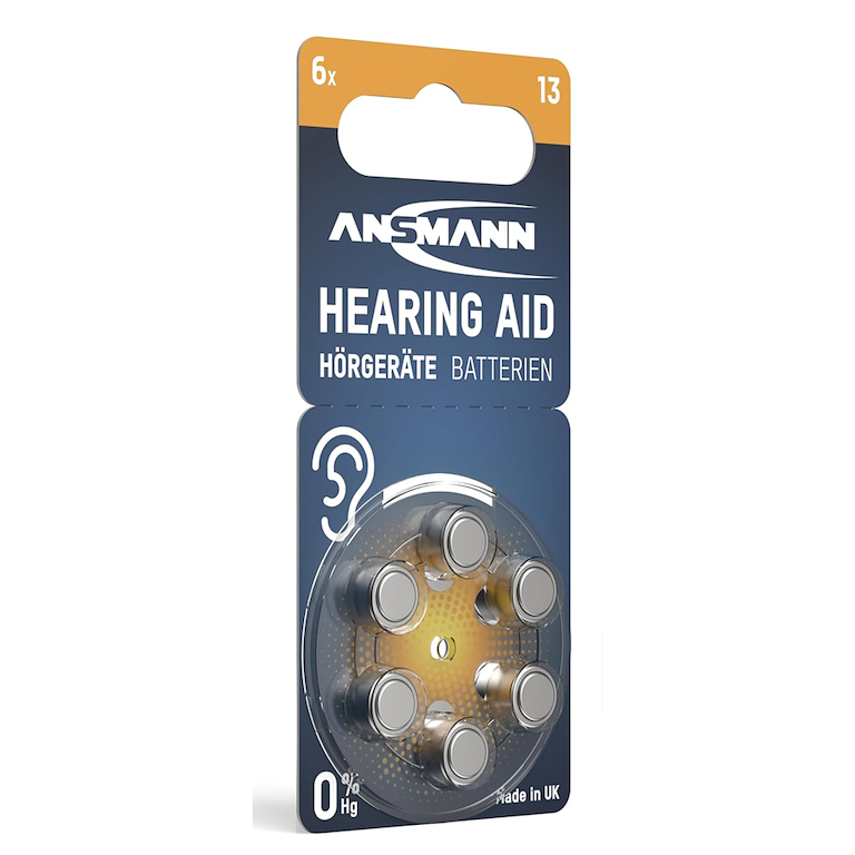 ANSMANN Baterija - slusni aparat PR-13 blister 6kom