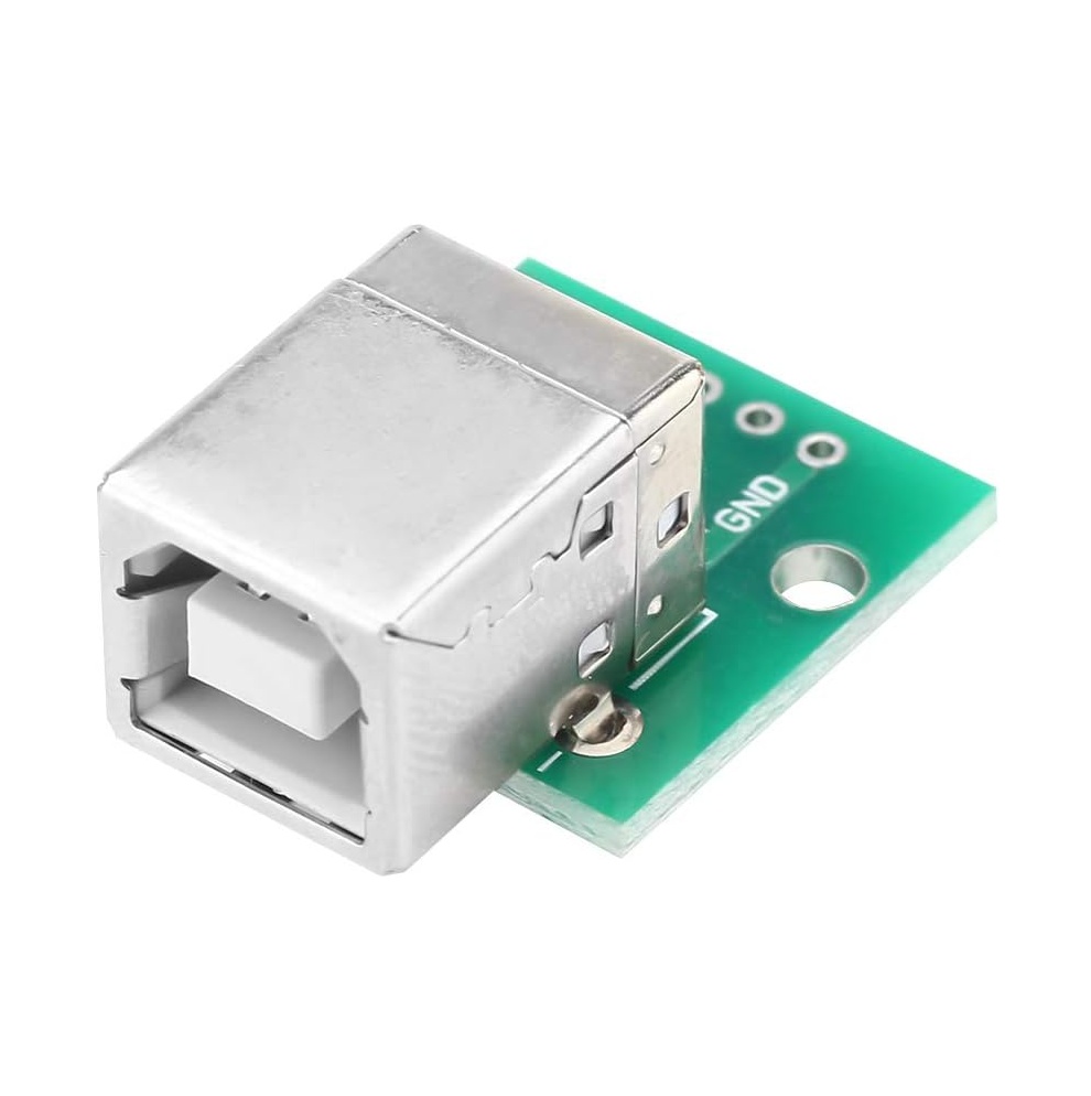 USB Tip-B Ženski na DIP 4-pin Adapter Pločica 2.54mm - Breakout Modul