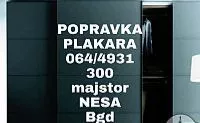 POPRAVKA KLIZNIH VRATA PLAKARA