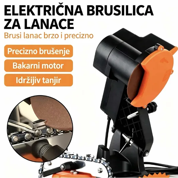 Električni oštrač lanaca za motorne testere