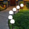Solarne kugle za dvorište – Dekorativne lampe (Set od 4 komada)
