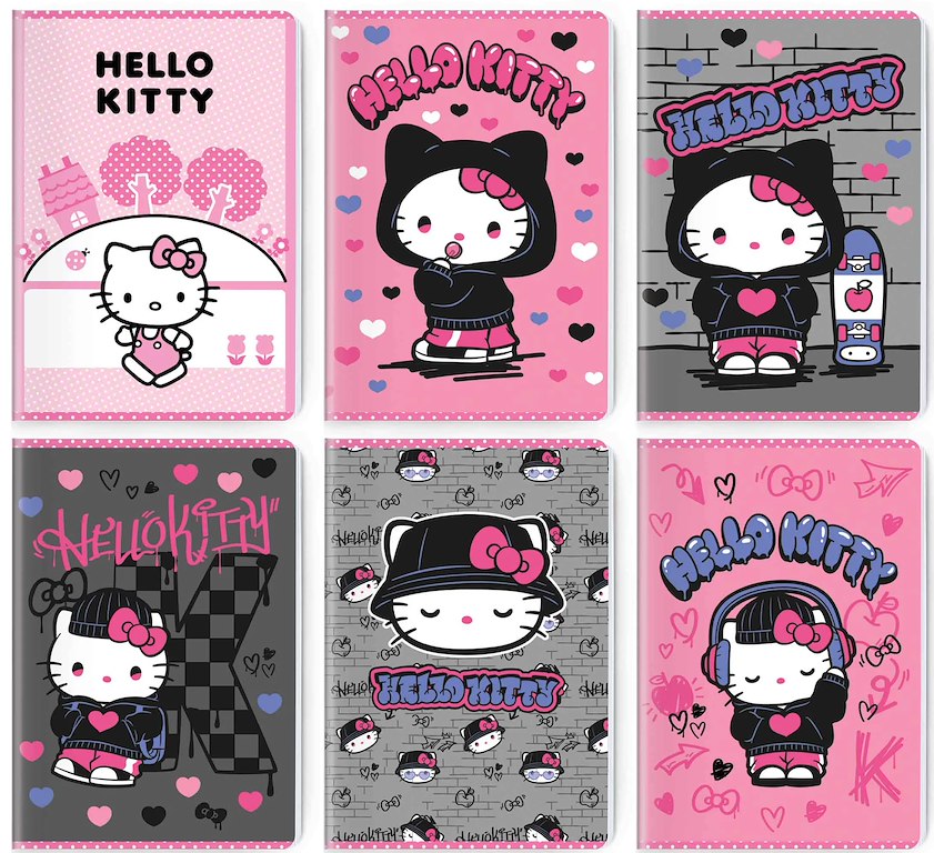 SVESKA PREMIUM A4 DIKTO 52L HELLO KITTY 2633