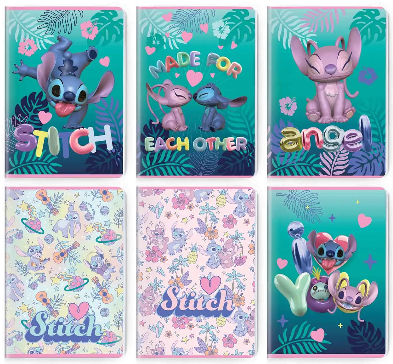 SVESKA PREMIUM A4 DIKTO 52L STITCH 2619