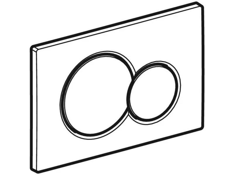 Geberit Tipka Sigma01 115.770.Dt.5 Za Dvokolicinsko Ispiranje mesing sjaj