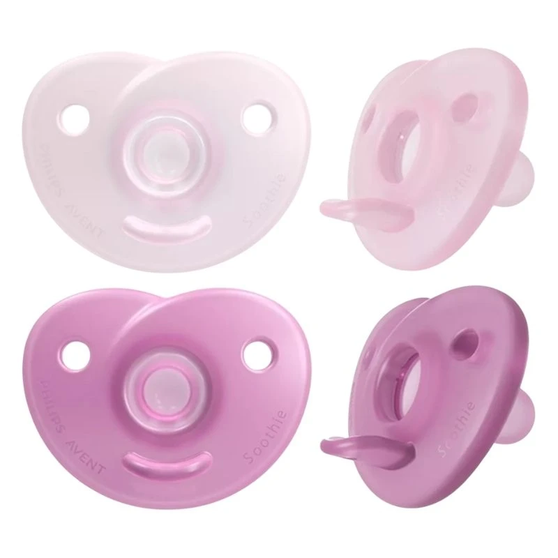 Avent varalica za bebe Soothie Pink, 0-6 m