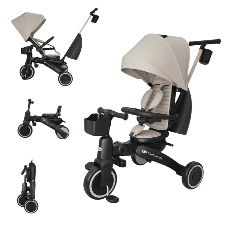 Kinderkraft tricikl za decu Jazz 3 Beige, 9m+