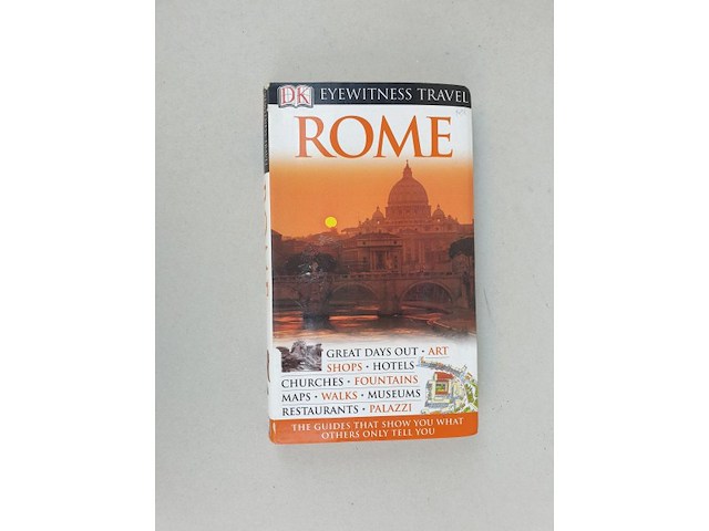 DK Eyewitness Travel Guide: Rome