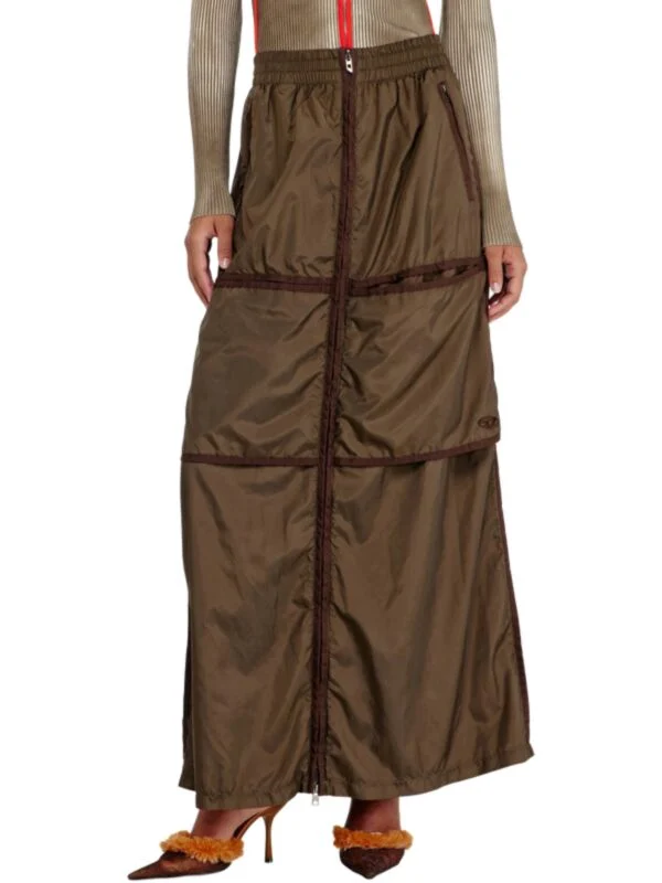 Diesel - Maslinasta maxi suknja