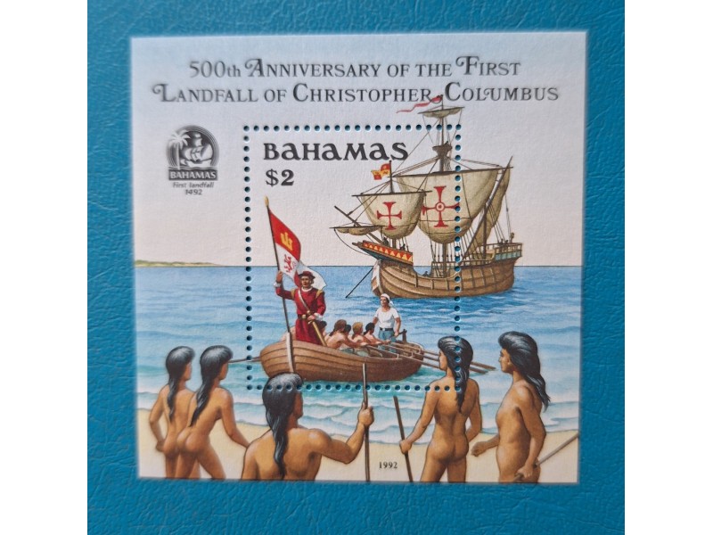 Bahamas 1992 cist blok