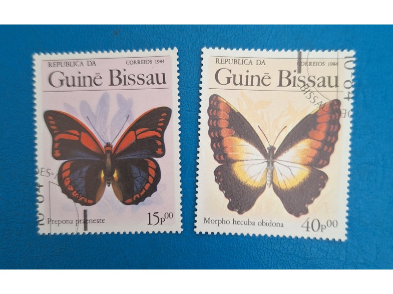 Gvineja Bisao 1984 leptiri
