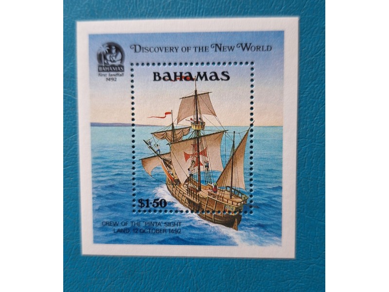 Bahamas 1991 cist blok