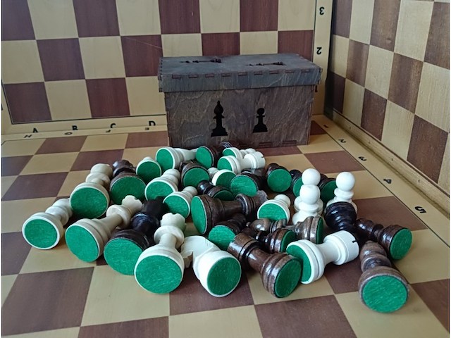 Sahovske Figure i Kutija (Skrinja)