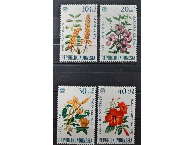 INDONEZIJA 1966 - CVETOVI **