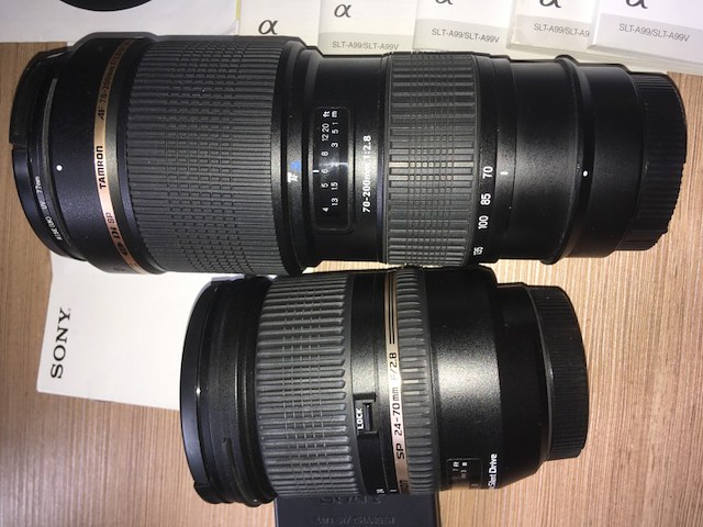 (Sony A mount) Tamron 24-70mm + Tamron 70-200mm f/2.8
