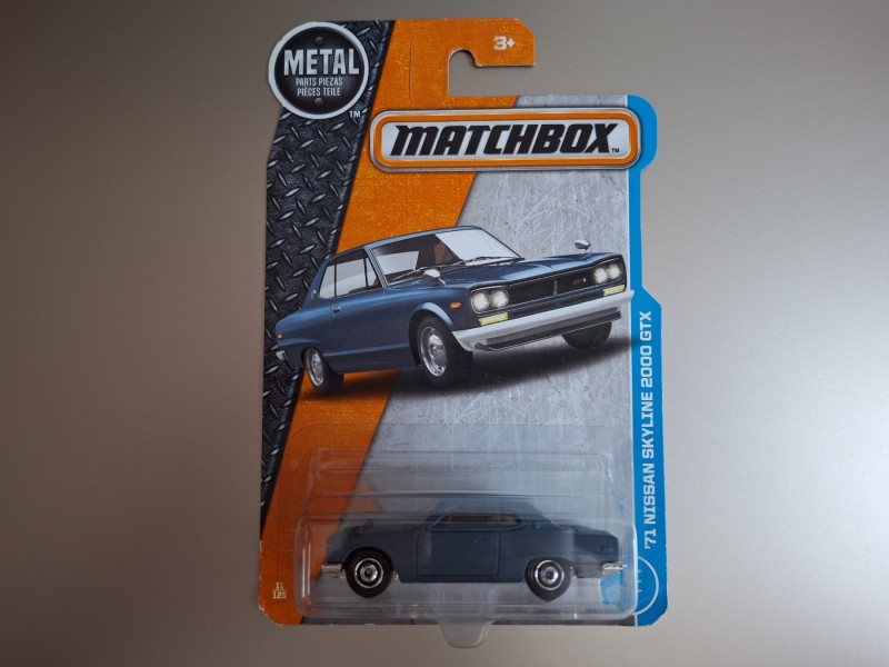 Matchbox '71 Nissan Skyline 2000 GTX