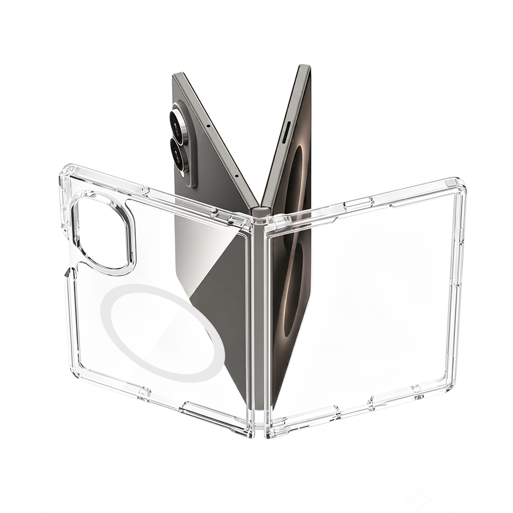 Maska TRANSPARENT Z MagSafe za Samsung F971B Galaxy Z Fold 8 providna