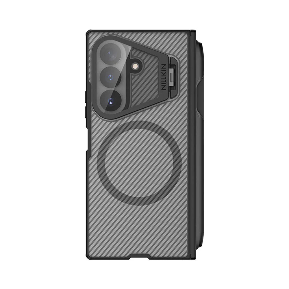 Maska Nillkin Cam Shield Prop Magnetic za Samsung F976B Galaxy Z Fold 8 Ultra 5G (with S pen) providno crna