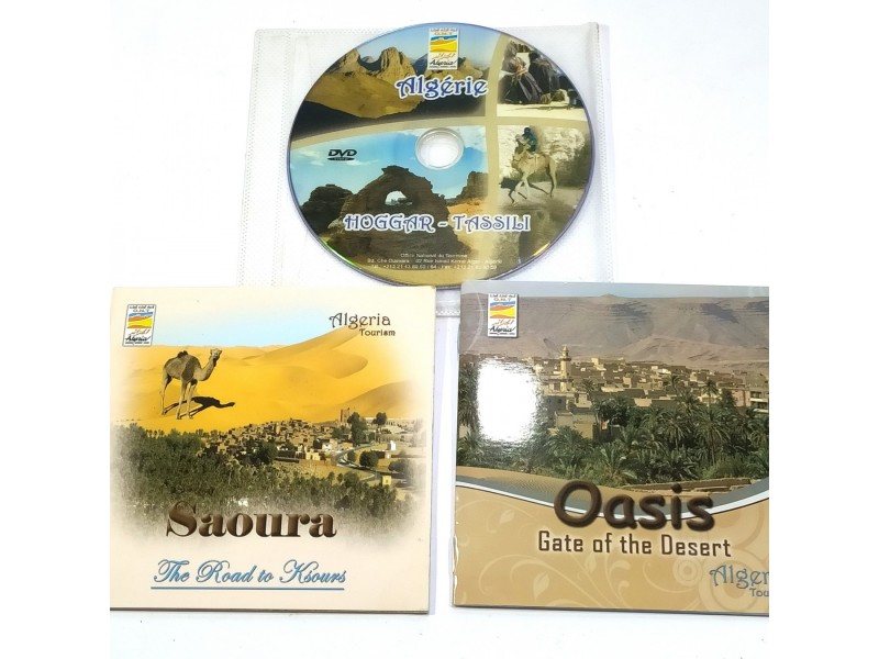 Promotivni DVD za turizam u Alžiru + 2 Brosure