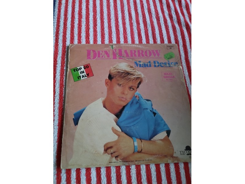 Den Harrow LP maxi-single Mad desire (zelena ploca)