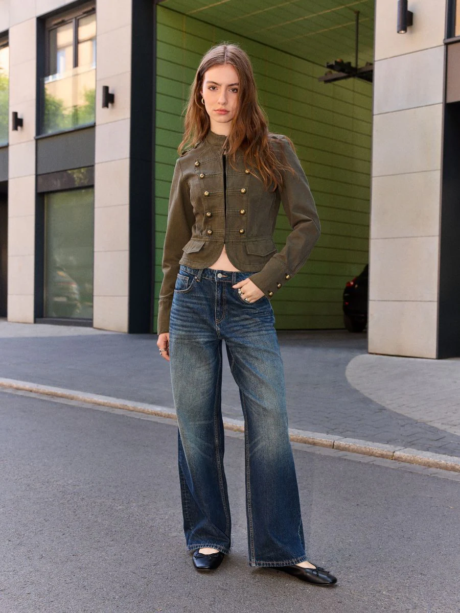 Baggy fit farmerke