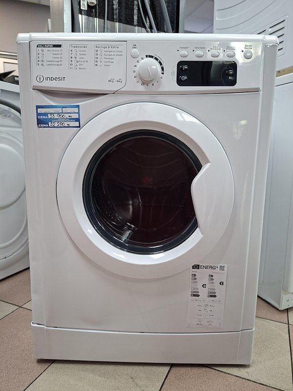 MAŠINA ZA PRANJE I SUŠENJE INDESIT EWDE 861483 W IT N,8+6KG