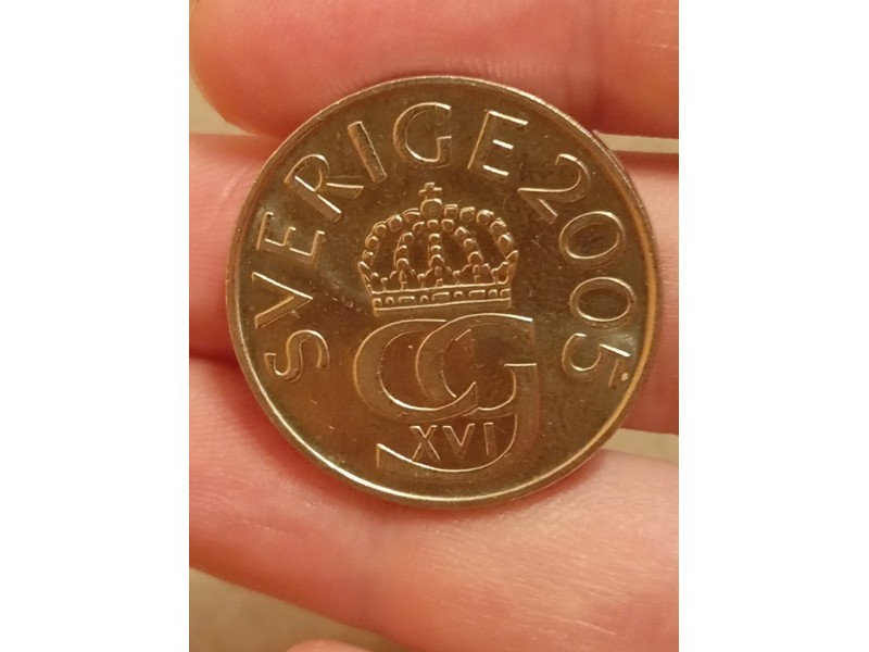 5 kronor 2005g. Svedska