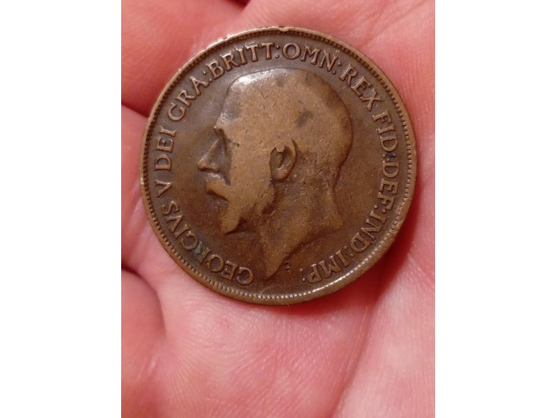 One penny 1918g. King George