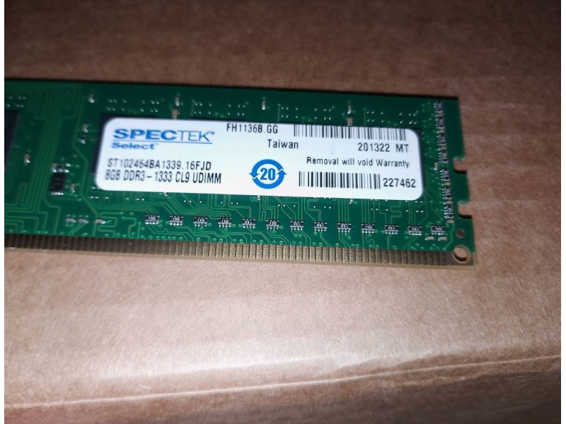 Spectec DDR3 8gb 1333