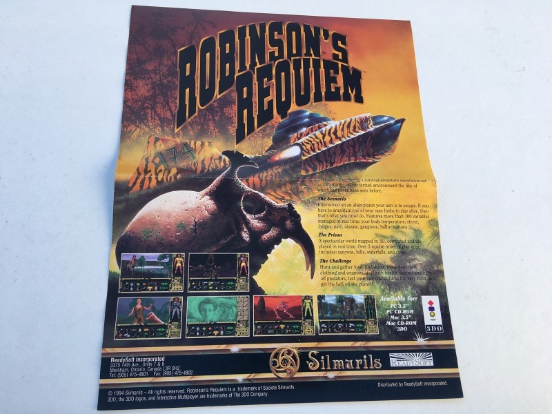 Robinson's Requiem 1994 reklamni poster