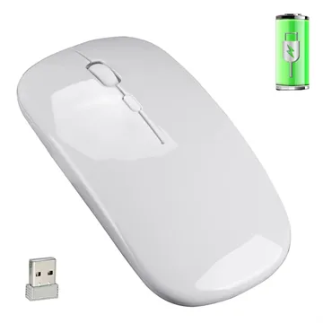 WIRELESS MOUSE - 2.4GHZ - 3-SPEED ​​FUNCTION MAX 1600 DPI (OPEN-BOX SATISFACTORY) - WHITE