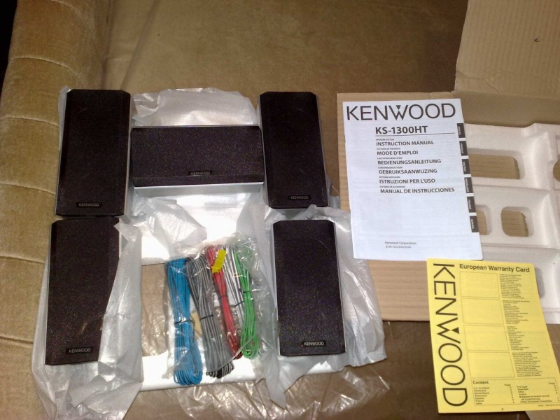 Vrhunski Hi-Fi zvuc.Kenwood KS-1300 HT 5.0 Novo!5x 120W