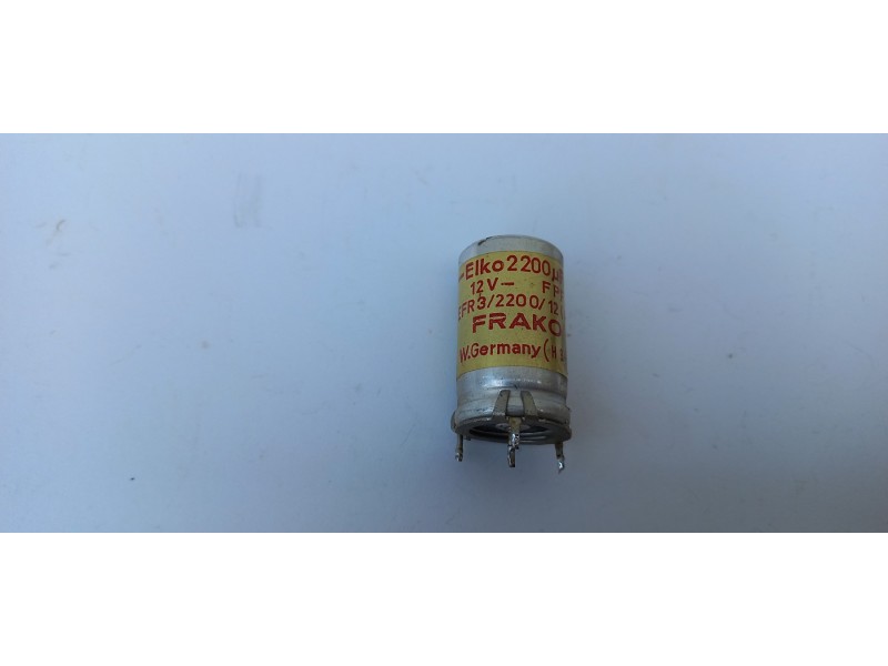 Elko 2200uF 12V FRAKO W.Germany