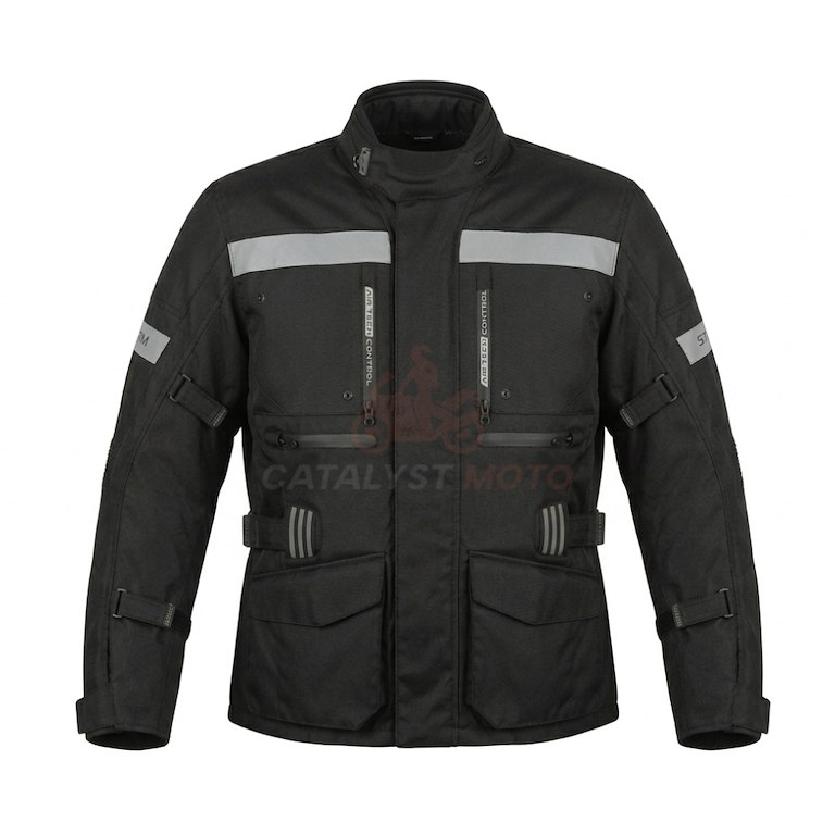 Moto jakna STORM Adventure Alto crna