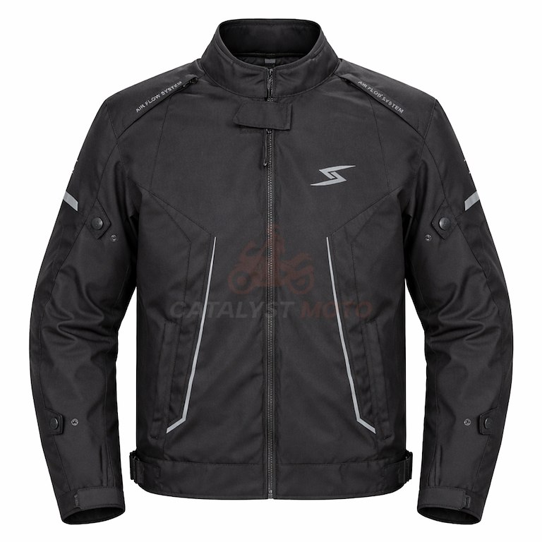 Moto jakna STORM Aegis Crna