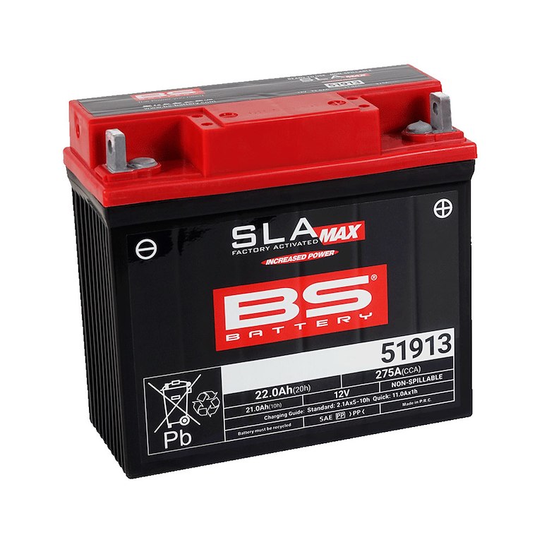 Akumulator BS 12V 21Ah gel SLA Max 51913 desni plus (186x82x171) 275A