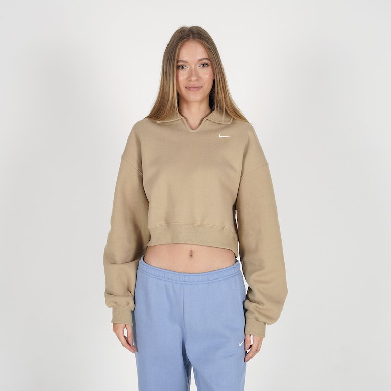 NIKE Duks nk stdo flc mw os crp polo W