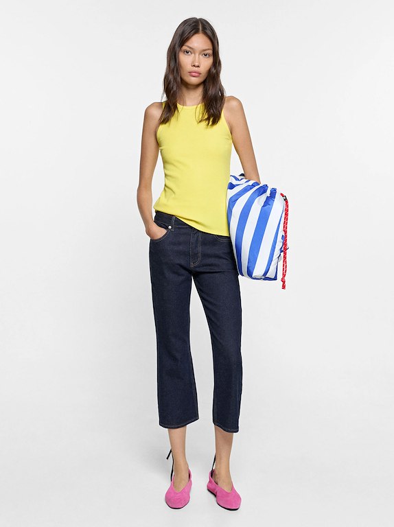 RIBBED COTTON TOP