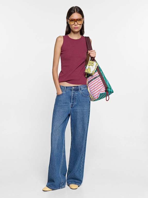 RIBBED COTTON TOP
