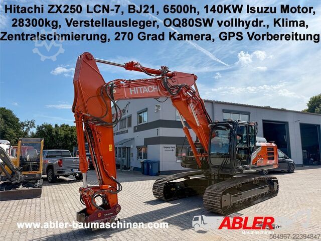 Lančani bager
HITACHI ZX250 LCN-7 OQ80SW vollhydr.