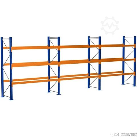 8,54 m paletni regál, 4 m visine, 4 nivoa
Schulte Lagertechnik S610-M18