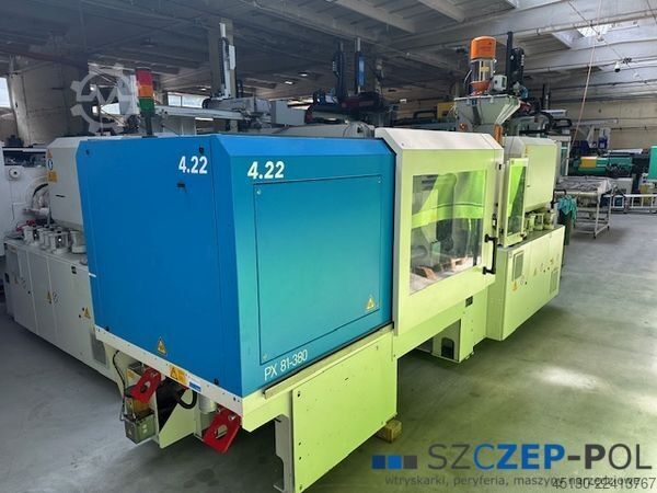 Mašina za brizganje plastike
KraussMaffei KM 81-380 PX