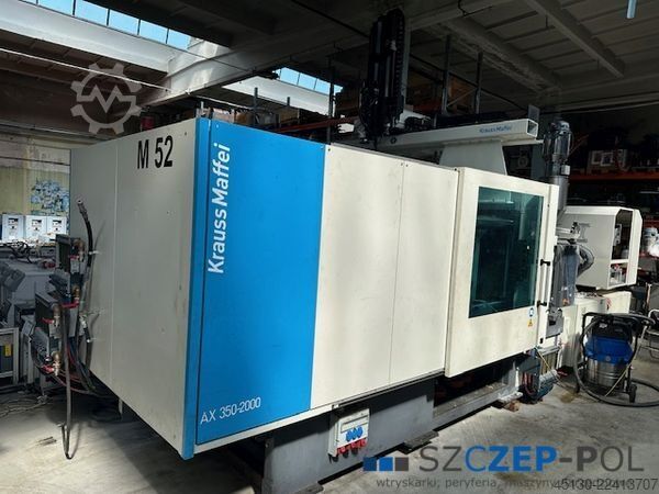 Mašina za brizganje plastike
KraussMaffei KM 350-2000 AX