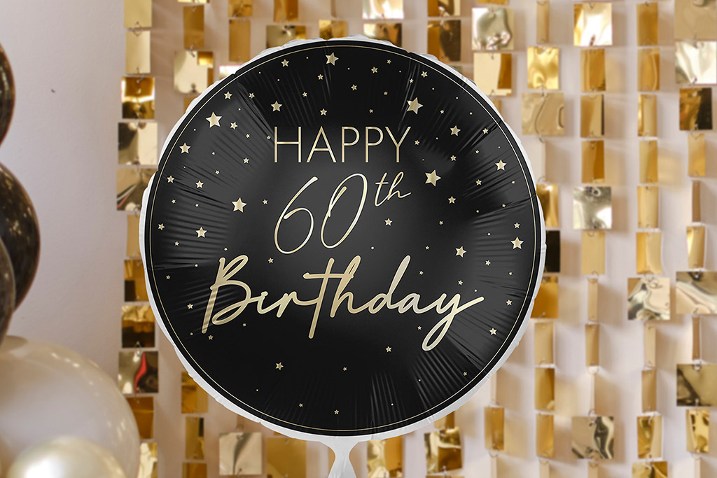 HAPPY 60TH BIRTHDAY – 46CM