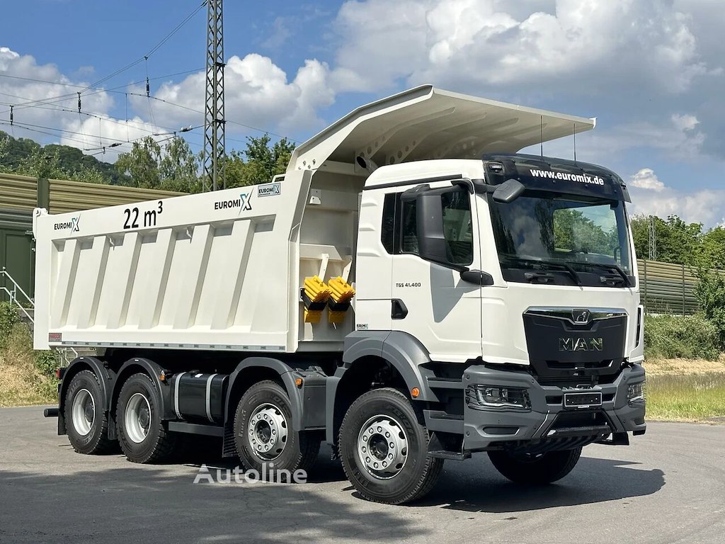MAN TGS 41.480 TGS 41.480 8x4 EuromixMTP 22m³ Eckige Mulde kiper
